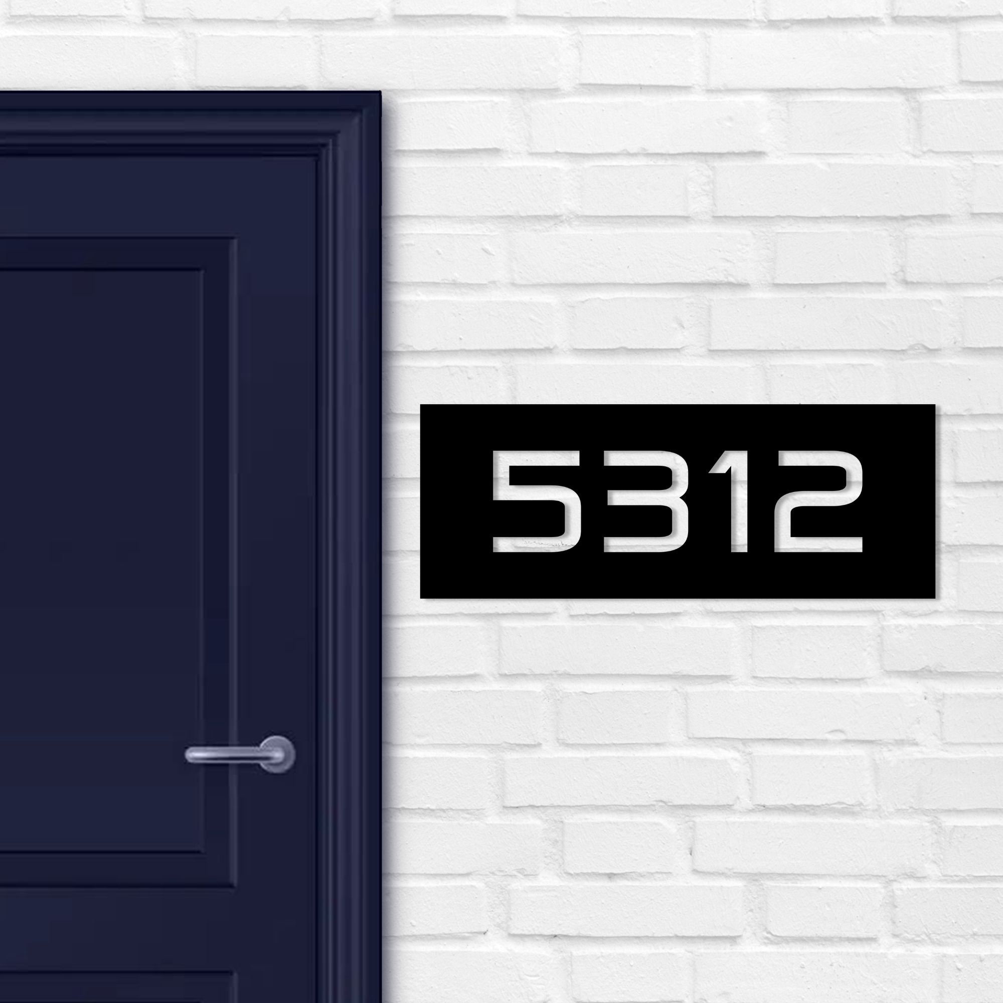 Personalized Metal House Numbers, Custom Metal Hotel Room Numbers ...