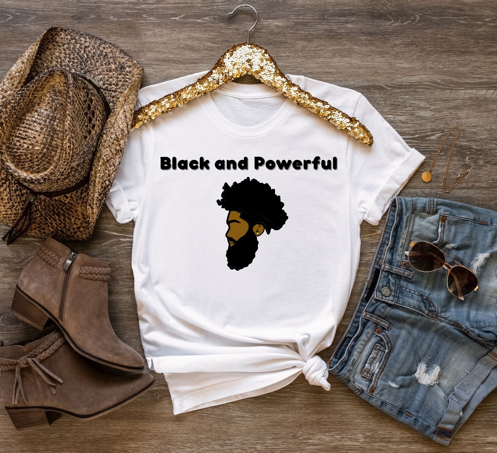 Black and Powerful Shirt, Black is Powerful Shirt, Black is Beautiful ...