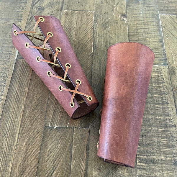 Leather Bracers - Etsy