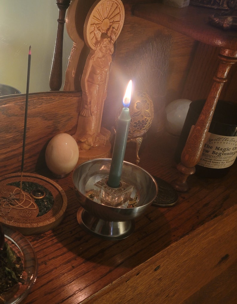 Vintage Stainless Steel Offering & Spell Bowl - Etsy