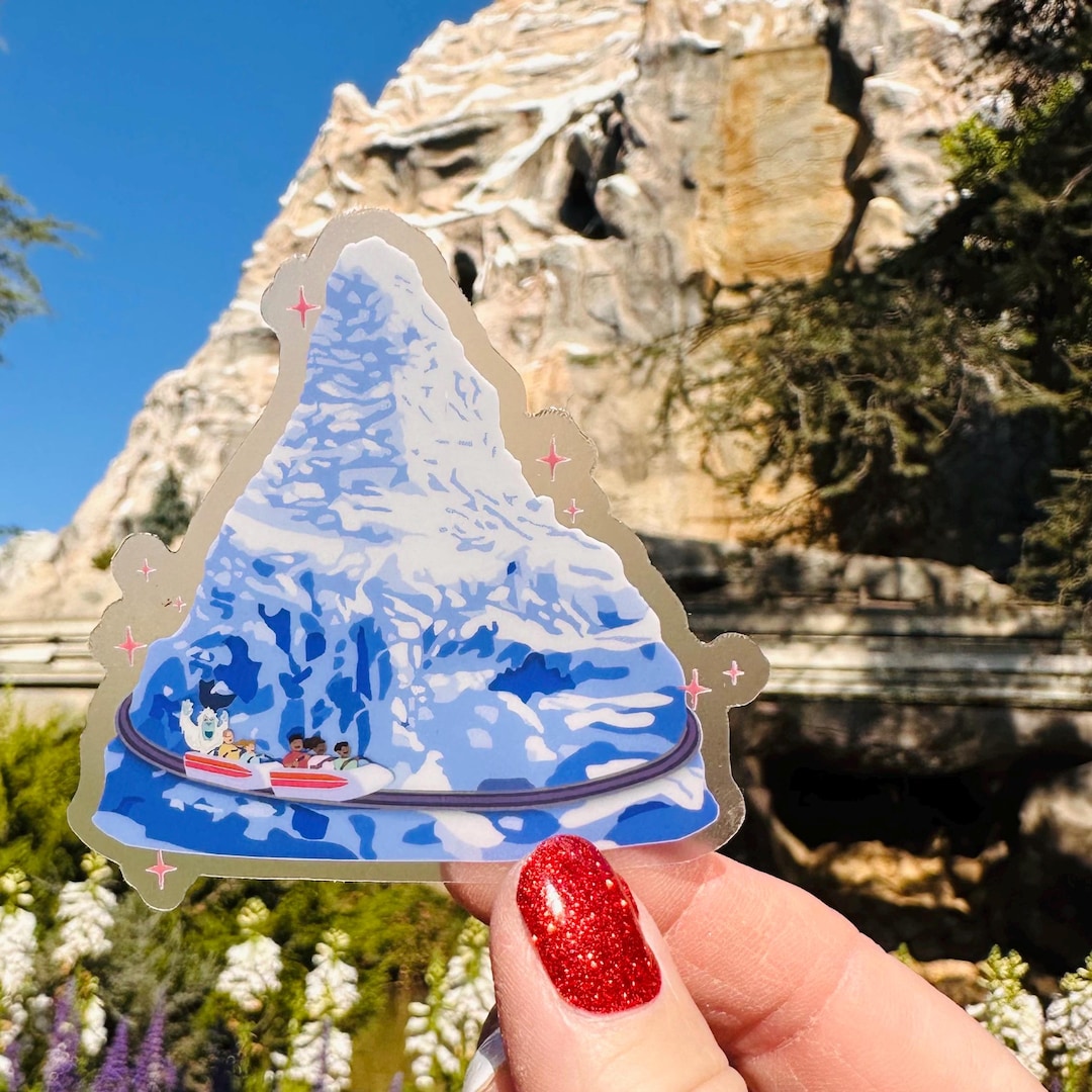 Matterhorn Bobsleds Sticker: Disneyland Yeti Vinyl Decal - Etsy
