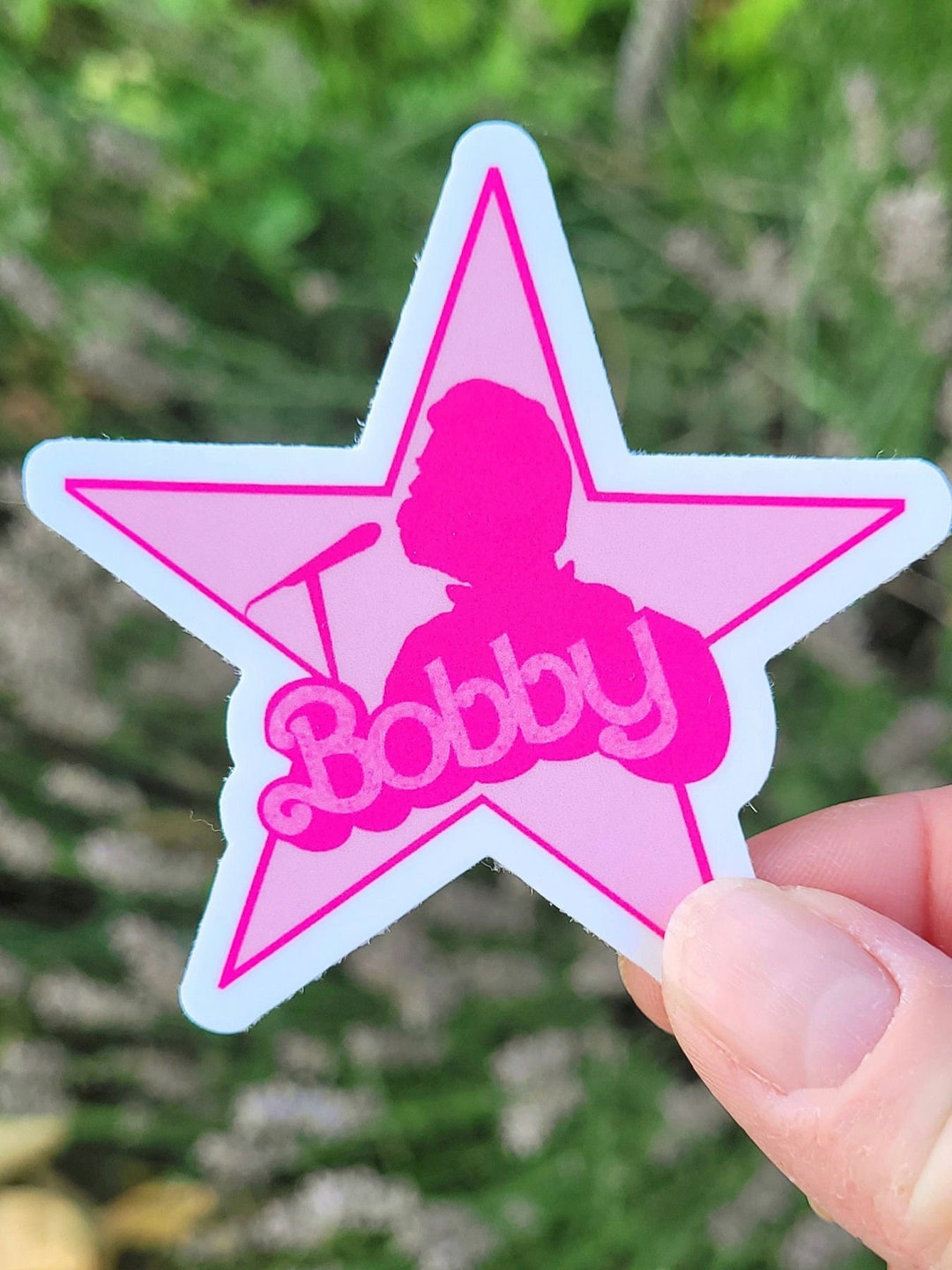 Bob Weir bobby Star Sticker Barbie Inspired Dead and Co Concert Water ...