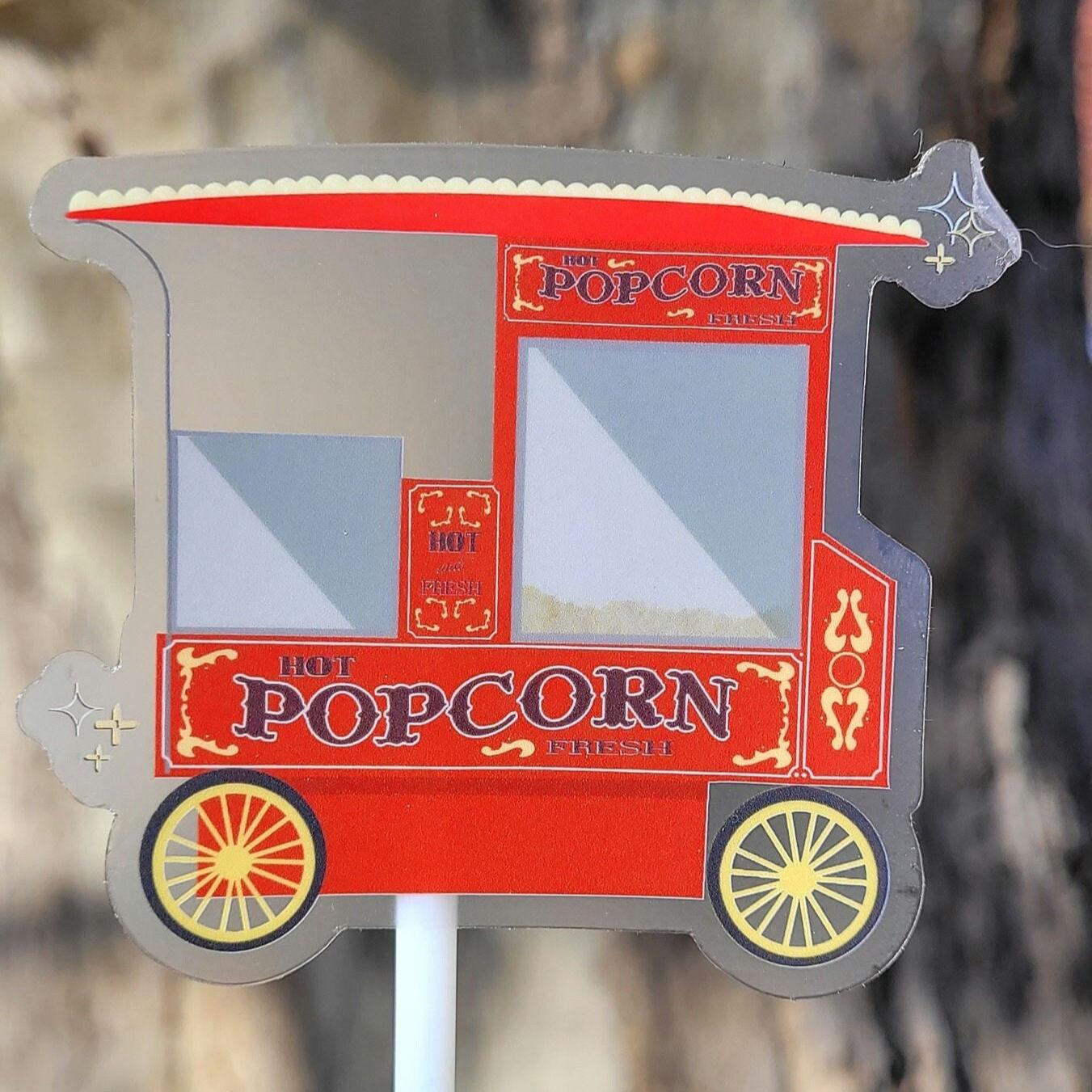 Disney Popcorn Cart Sticker: Main Street USA Vinyl Decal - Etsy