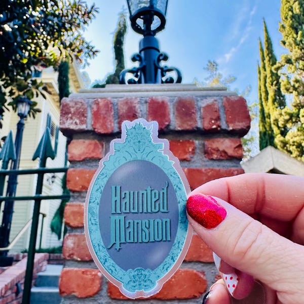 Haunted Mansion Sticker - Etsy