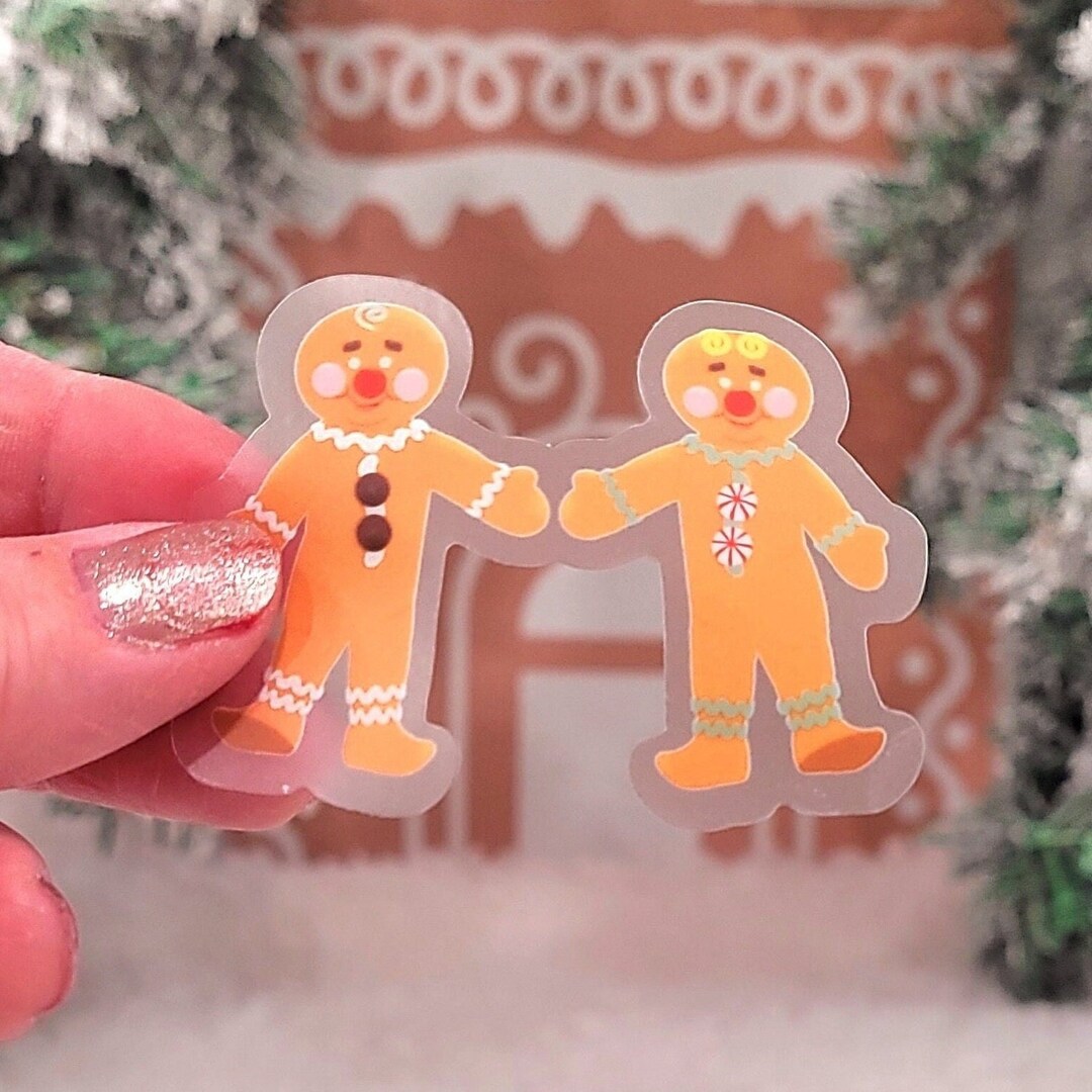 Gingerbread Man Disney Holiday Parade Sticker, Magic Kingdom Christmas ...
