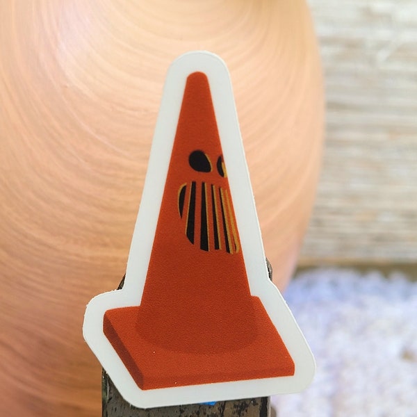 Traffic Cone Sticker - Etsy