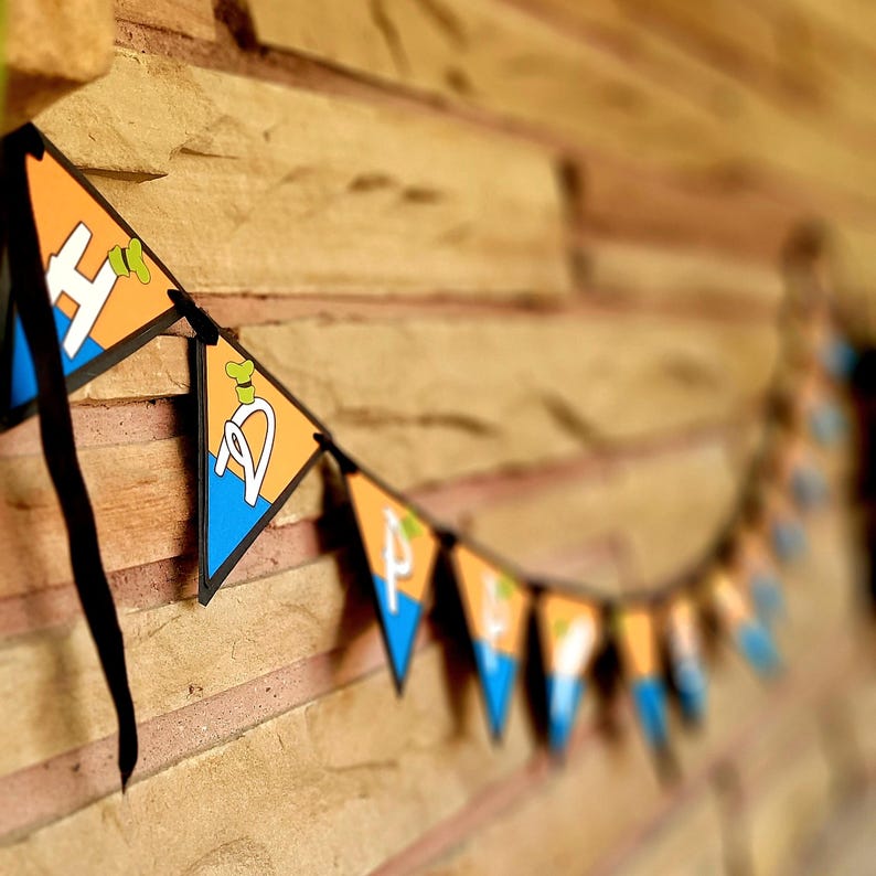 Goofy Birthday Banner: DIY Printable Disney Bunting - Etsy