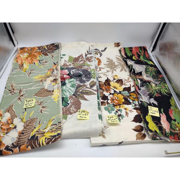 Vintage Bark Cloth - Etsy