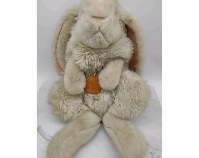 Vintage Dakin Plush Bunny Rabbit Hand Puppet 18" Stuffed Animal USA ...