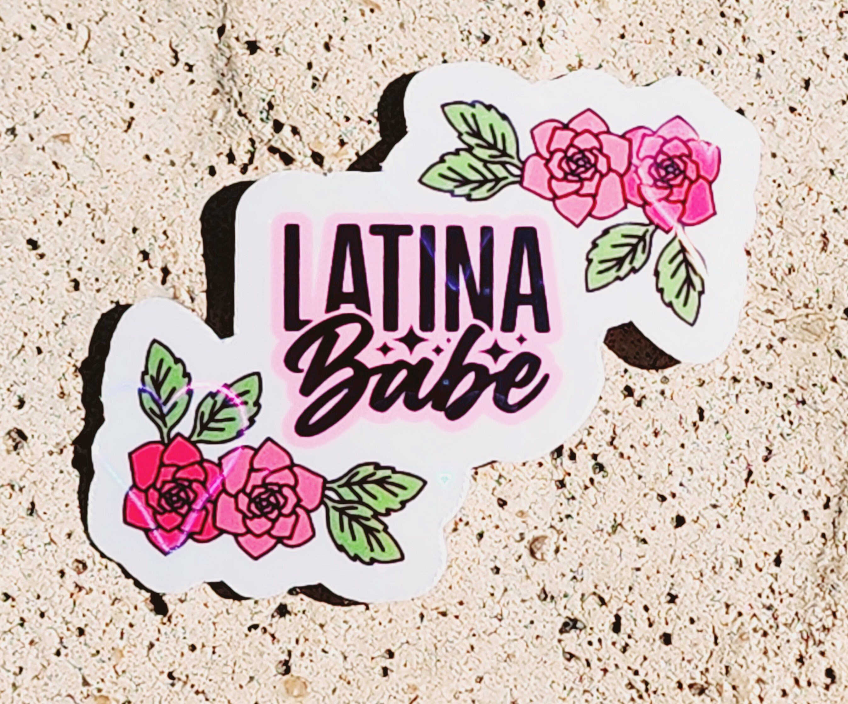 Proud to Be Latina Heart Holographic Stickers, Latina Stickers ...