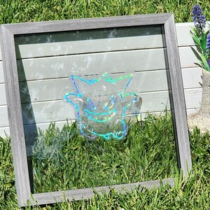 Gengar Pokemon: Rainbow Suncatcher, Suncatcher Sticker, Reusable Vinyl ...