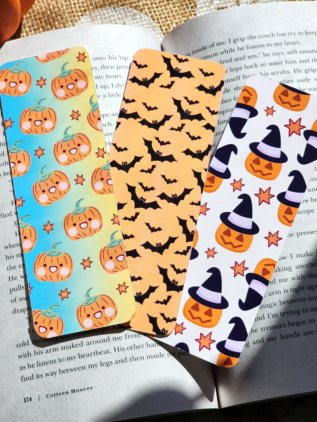 Halloween Bookmarks, Spooky Cute Bookmarks, Ghost Bookmarks, Fall Book ...
