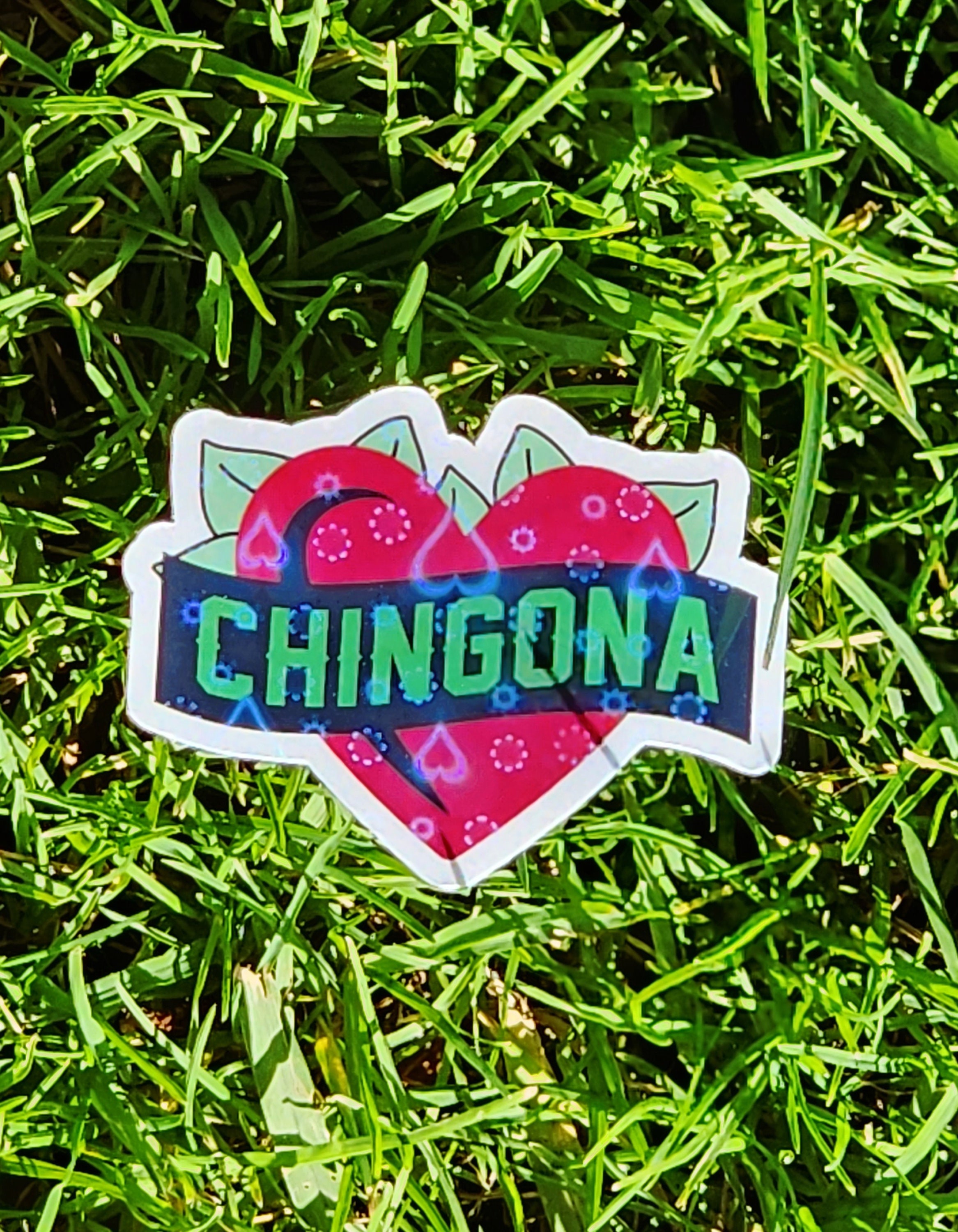 Be Chingona Heart Holographic Sticker Latina Stickers Latina - Etsy