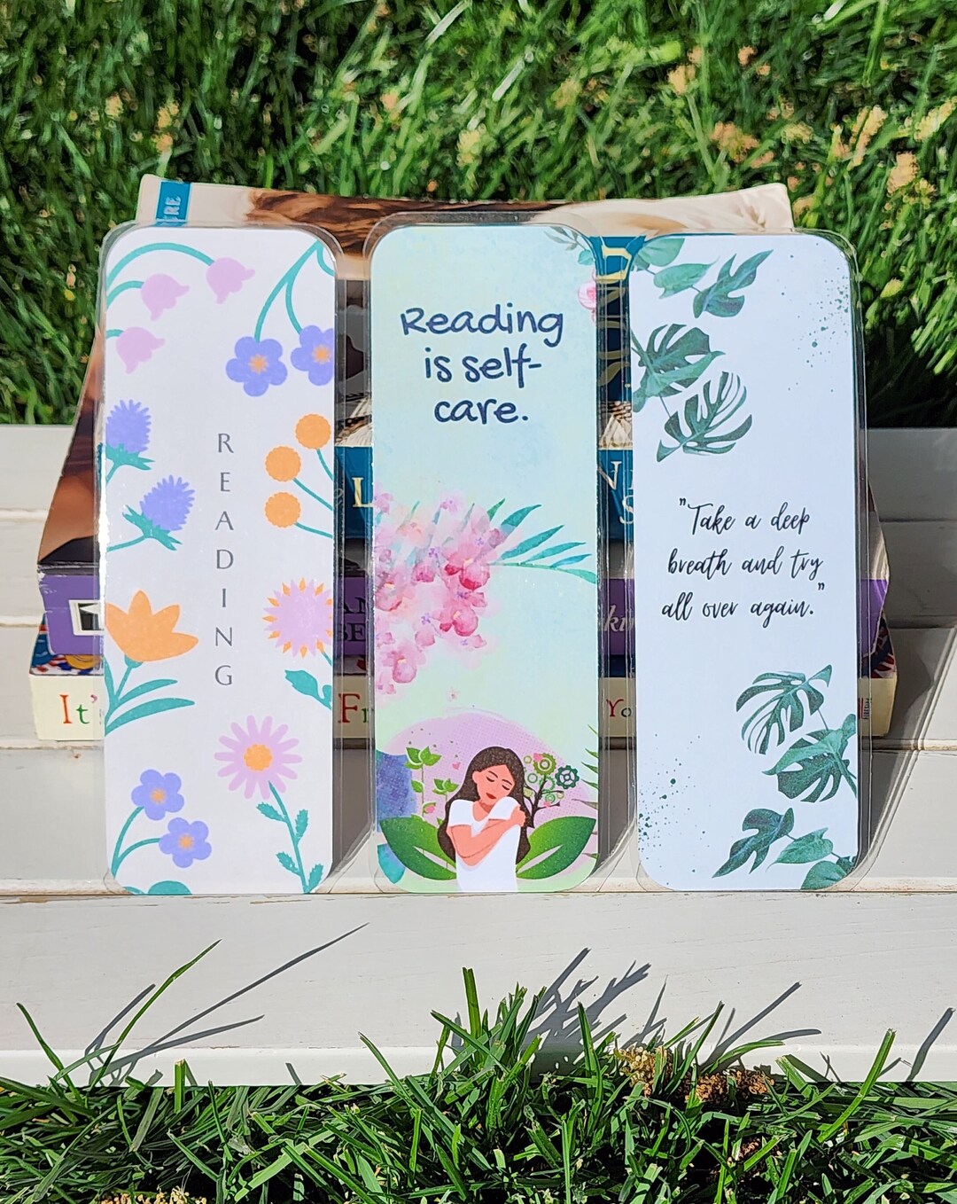 Reading is Self Care, Spring Bookmark, Book Accessories, Book Lovers ...