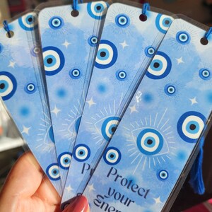 Evil Eye Bookmark, Handmade, Gift for Readers, Book Club, Bookmarks ...
