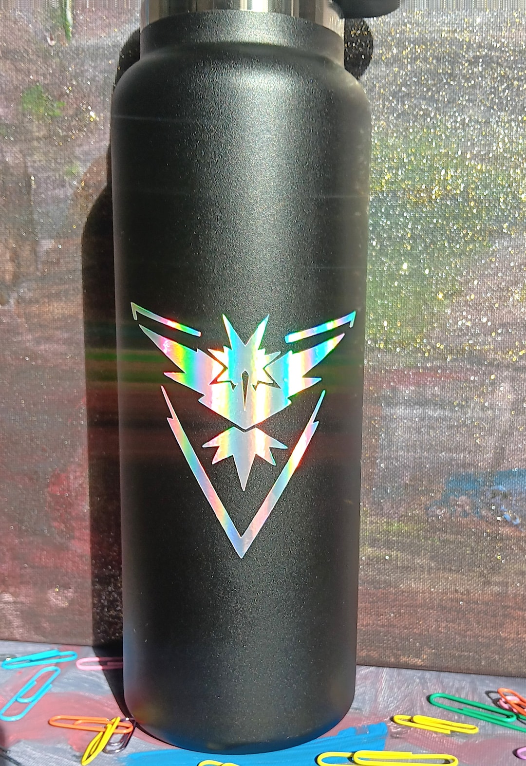 Pokemon Go Team Vinyl Decals, Team Instinct, Holographic Decal, Car ...