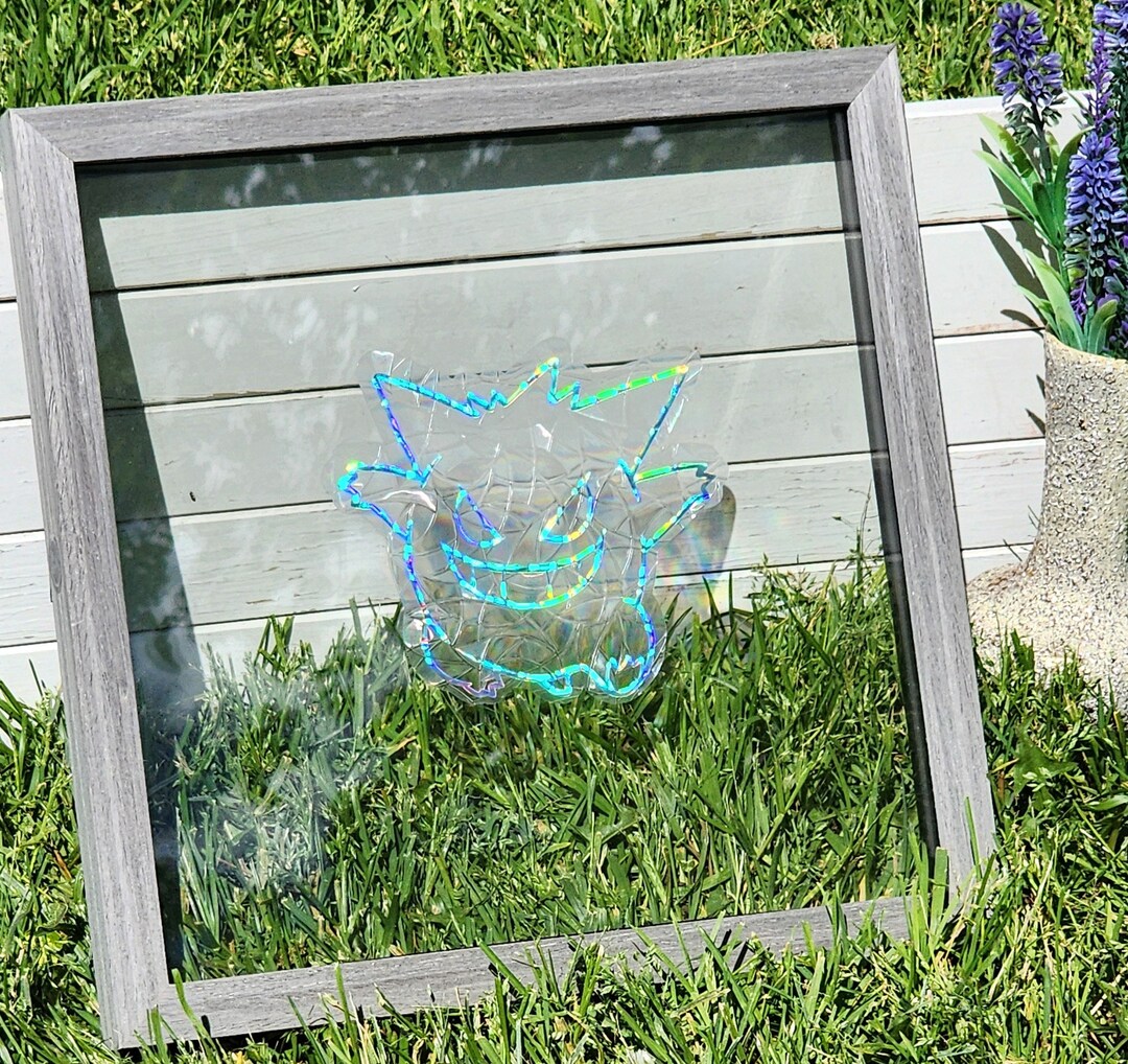 Gengar Pokemon: Rainbow Suncatcher, Suncatcher Sticker, Reusable Vinyl ...