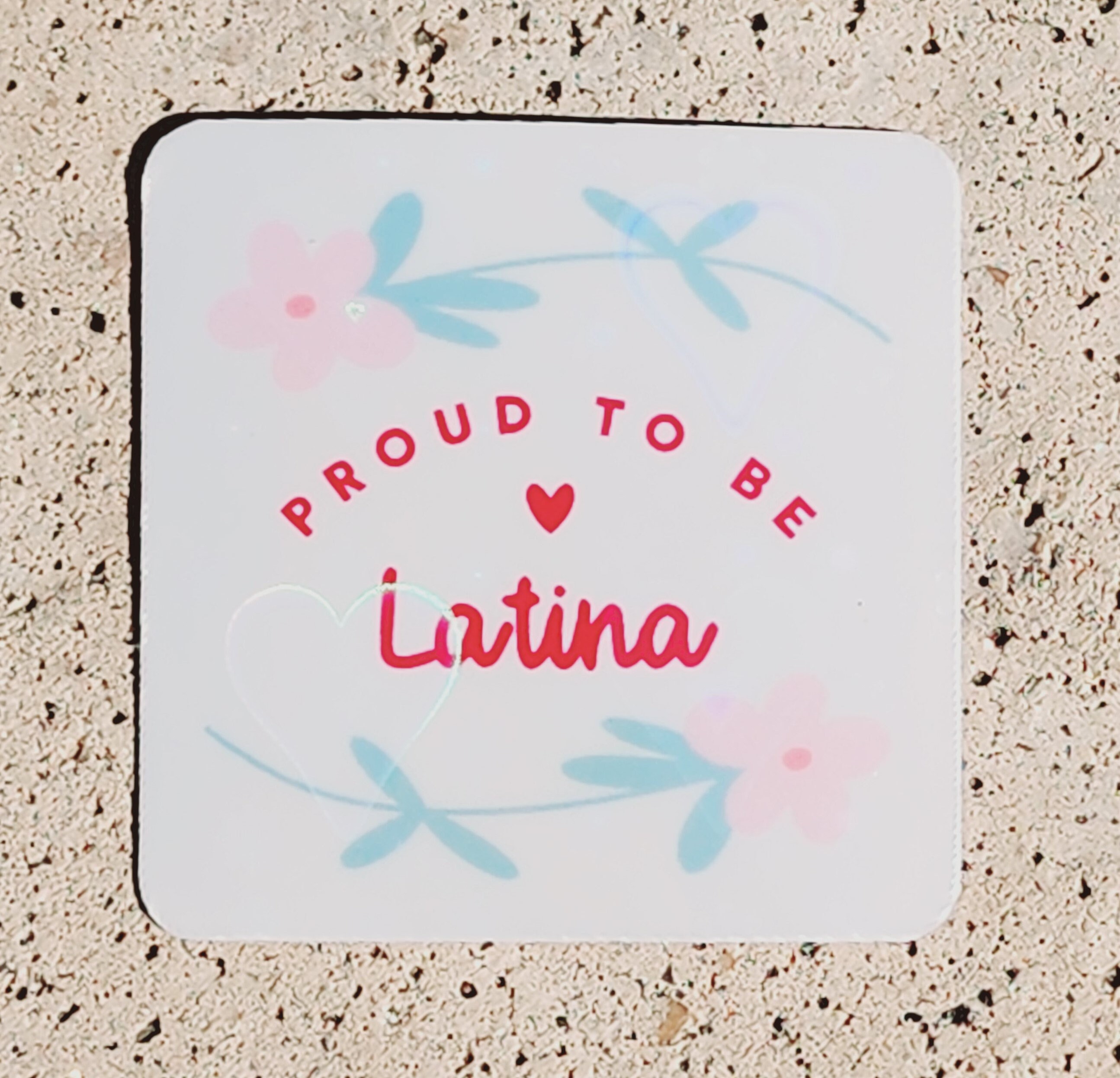 Proud to Be Latina Heart Holographic Stickers, Latina Stickers ...