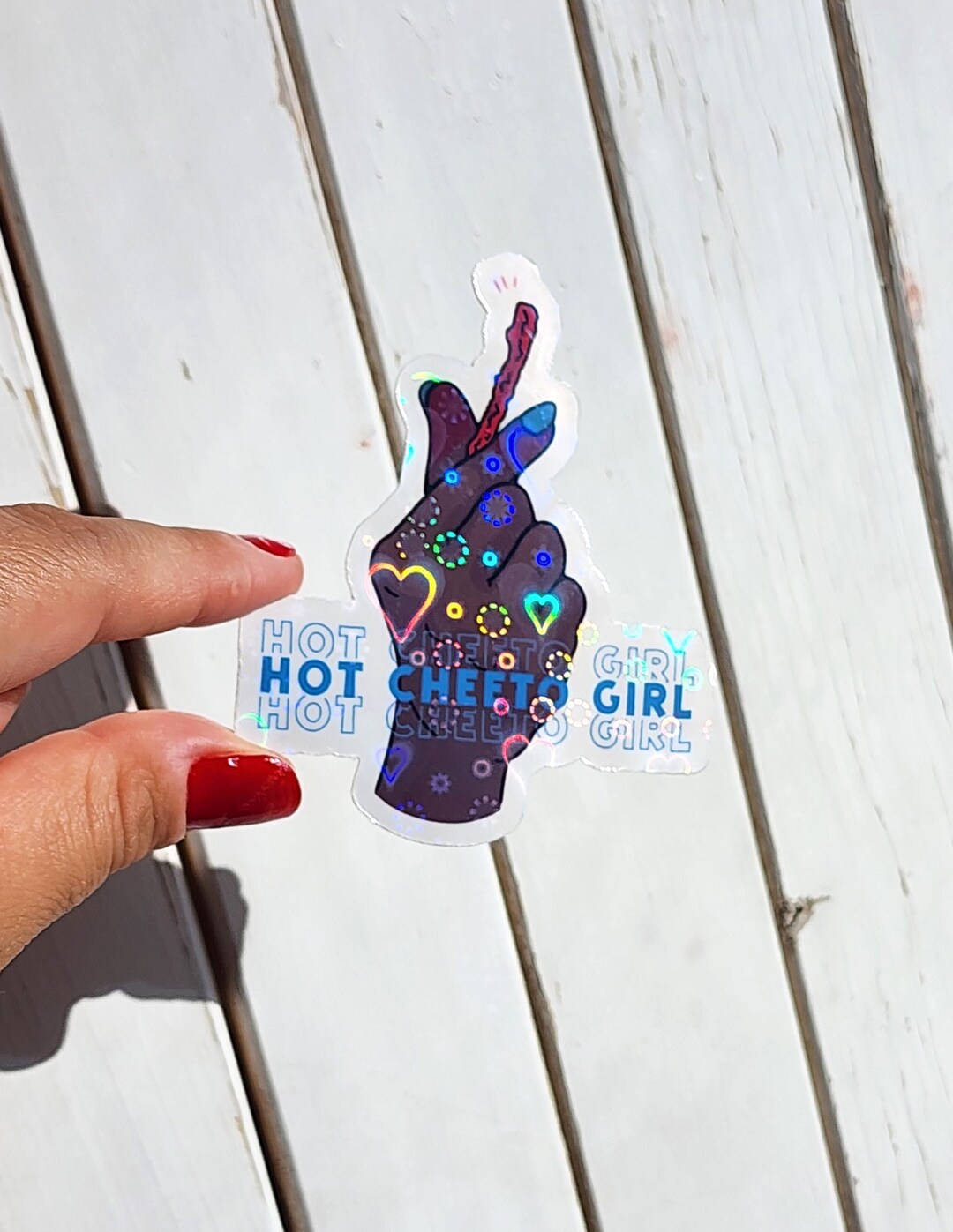 Hot Cheeto Girl Hot Cheeto Gang Hot Cheeto Queens Stickers Flaming