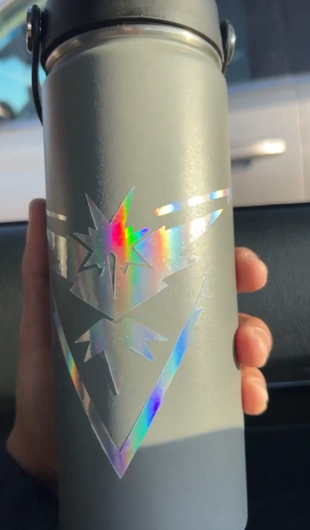 Pokemon Go Team Vinyl Decals, Team Instinct, Holographic Decal ...