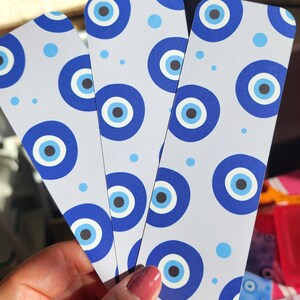 Evil Eye Bookmark, Handmade, Gift for Readers, Book Club, Bookmarks ...