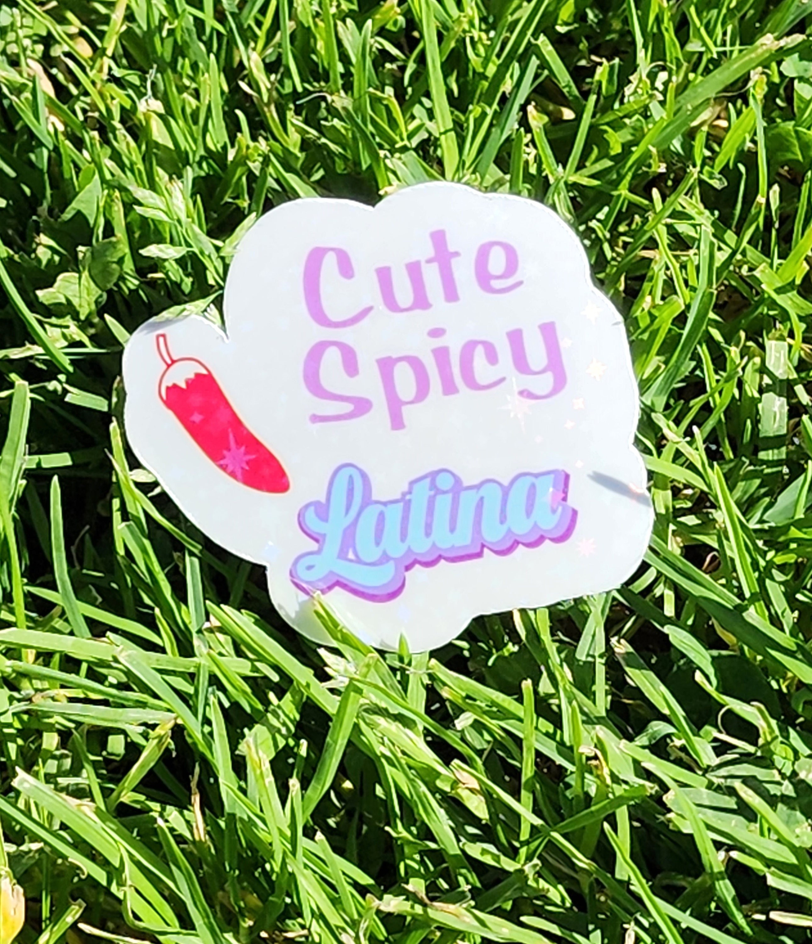 Proud to Be Latina Heart Holographic Stickers, Latina Stickers ...