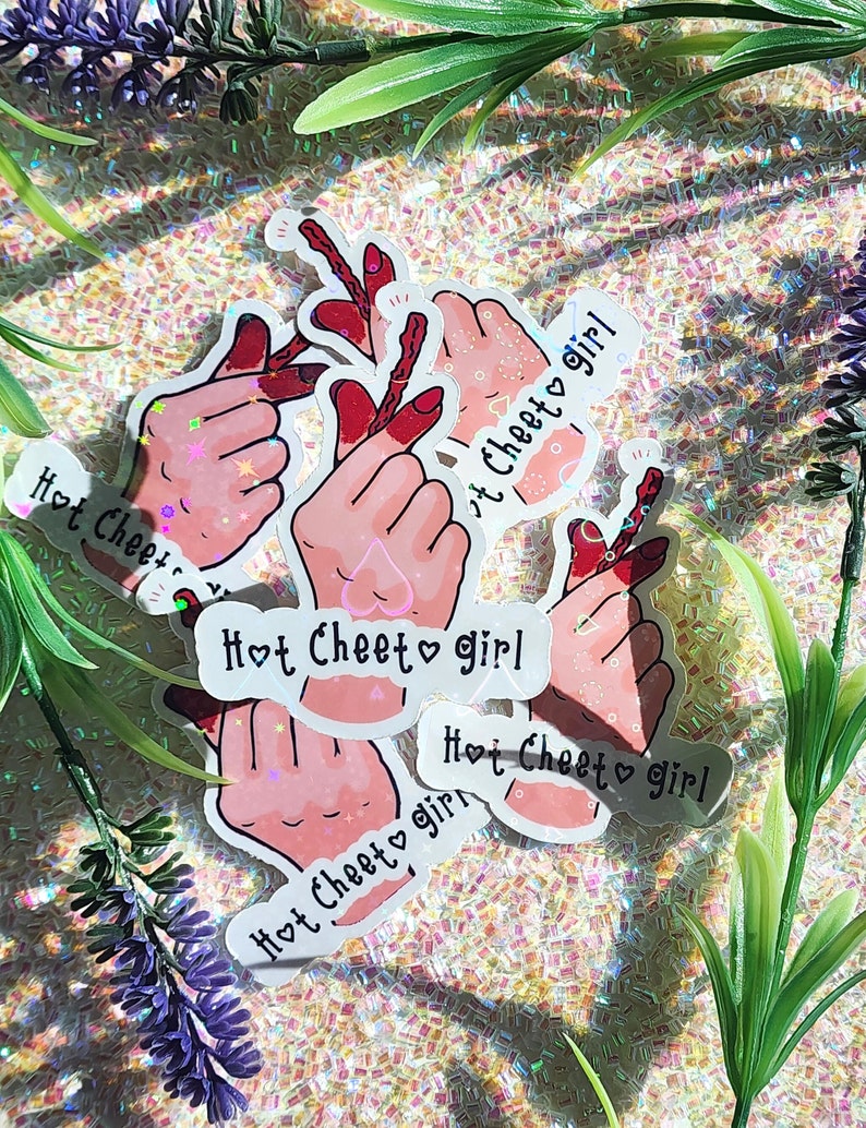 Hot Cheeto Girl Hot Cheeto Gang Hot Cheeto Queens Stickers Flaming