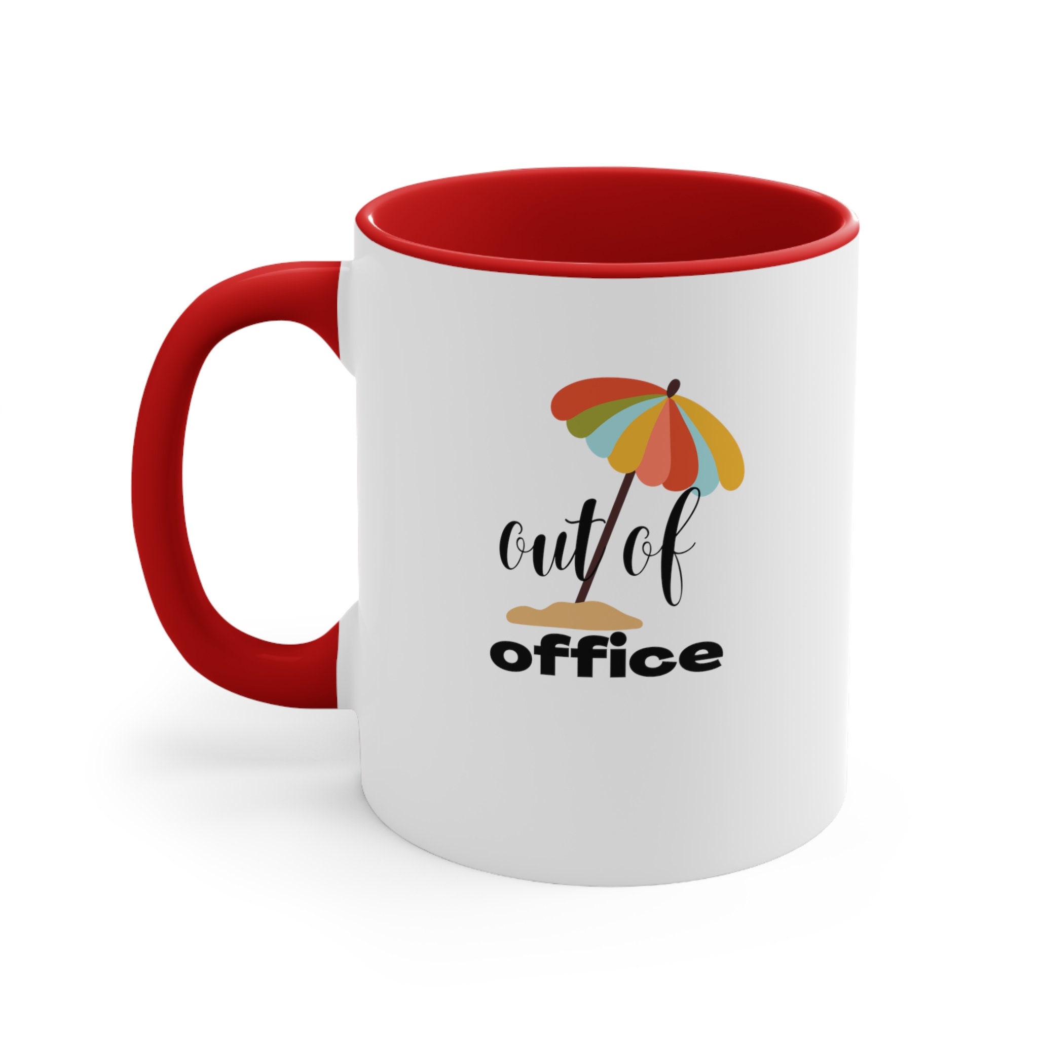 Out of Office Beach Umbrella Coffee Mug, 11oz| Coffee Lover Mug| Tea ...