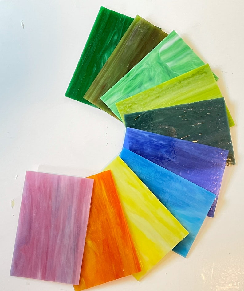 Stained Glass Mosaic Kit With Instructions Glass Pattern - Etsy