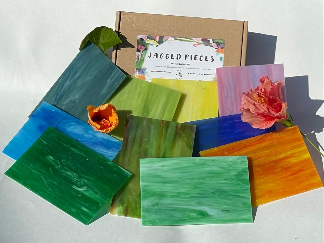 Stained Glass Mosaic Kit With Instructions - Glass, Pattern and ...