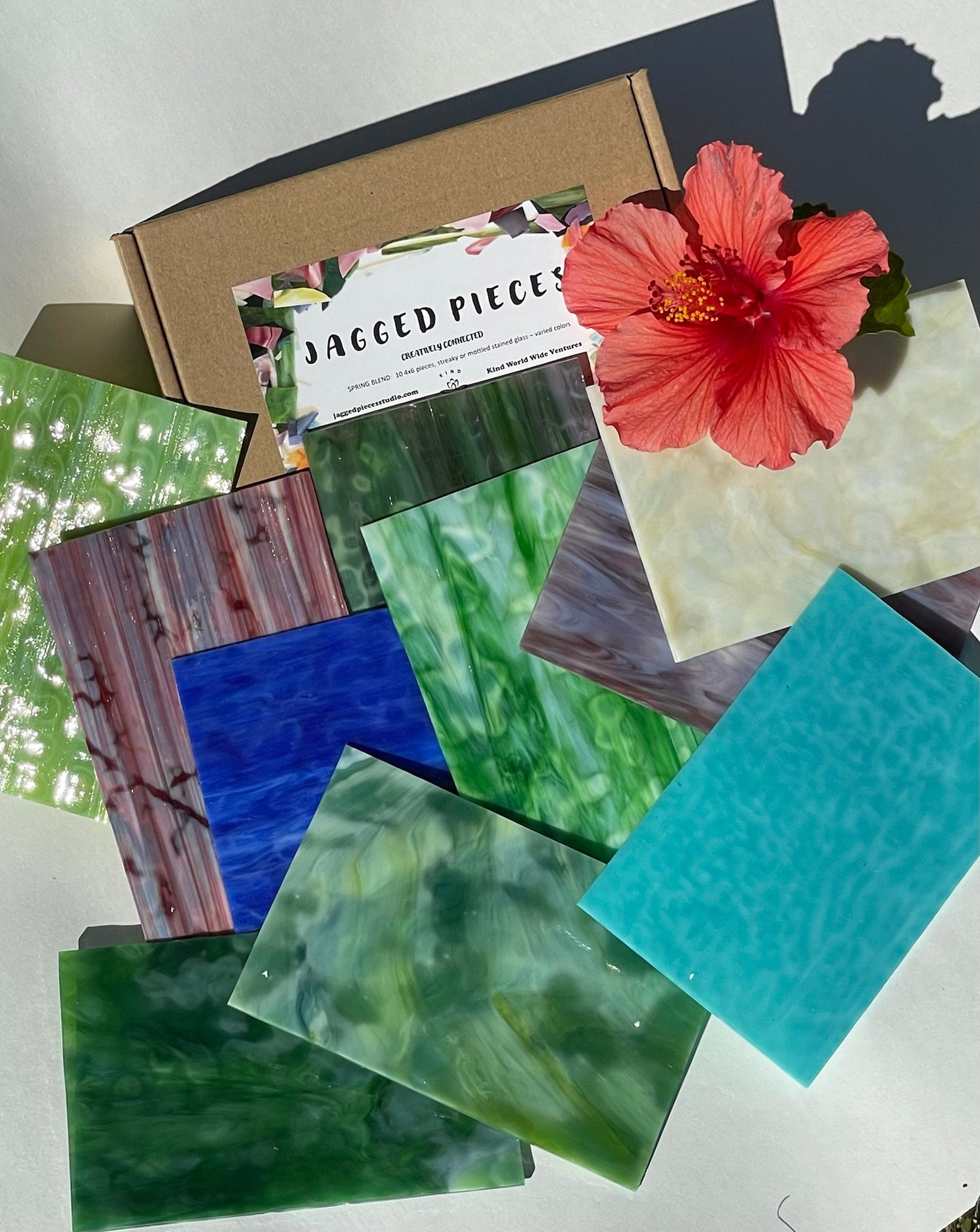 Mottled Stained Glass - 10 4 X 6 Sheets Varied Colors - Etsy