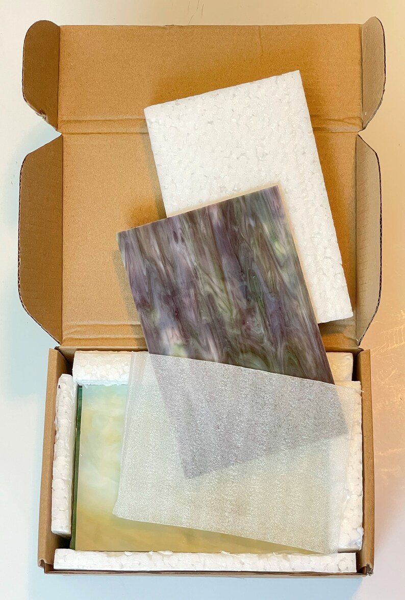 Stained Glass Mosaic Kit With Instructions Glass Pattern - Etsy