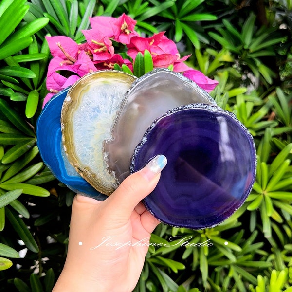 Agate Coaster - Etsy