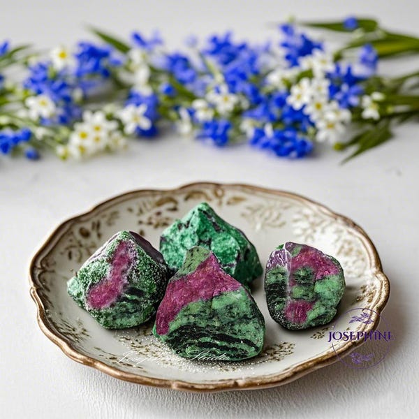 Ruby Zoisite Stone - Etsy