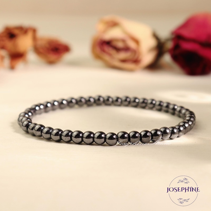 Hematite Bracelet - Etsy