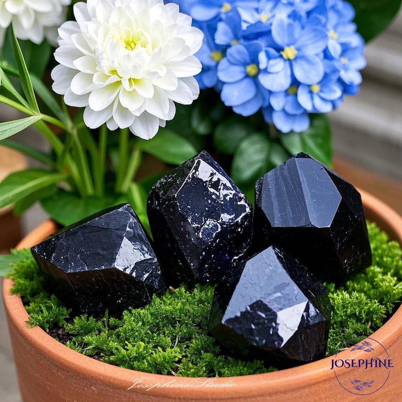 Raw Rough Black Obsidian Stone Specimens, 1.5"-2" Obsidian Chunks ...