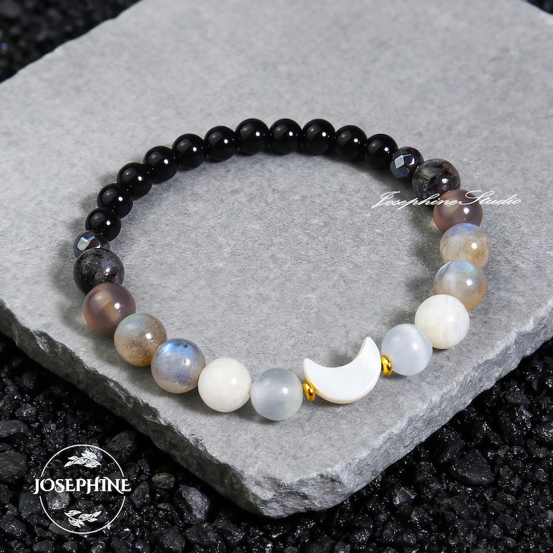 Labradorite Mix Bracelet - Etsy