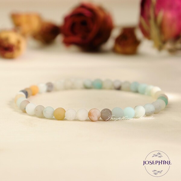 Amazonite bracelet - Etsy