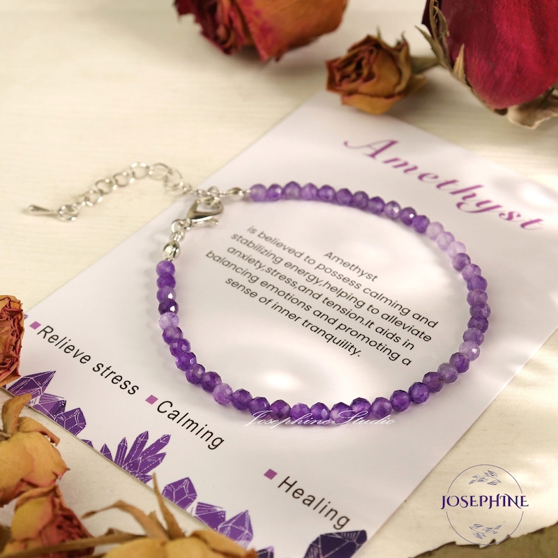 Birthday Card Amethyst - Etsy