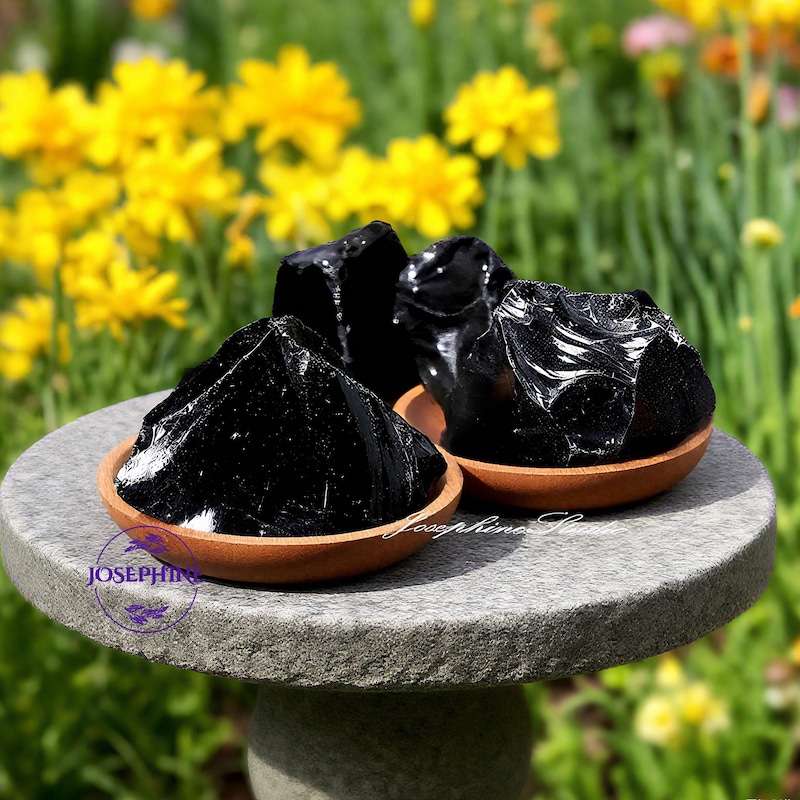 Large Chunks of Obsidian - Etsy
