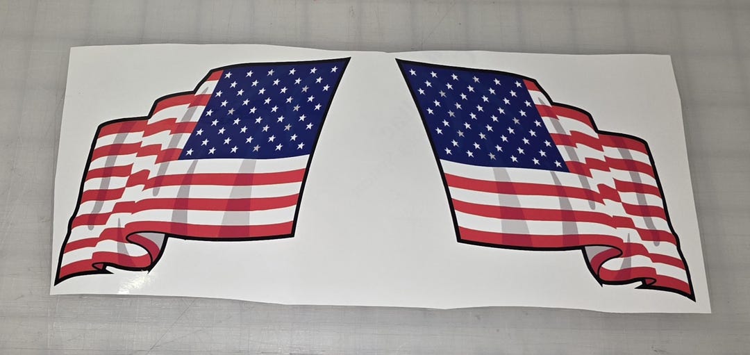 3m Decal 4"x5" Flag Set - Etsy