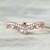 Firework Cut Pink Sapphire Engagement Ring Rose Gold Moissanite Cluster ...