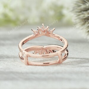 Vintage Baguette Cut Moissanite Curved Wedding Band Moissanite Ring ...