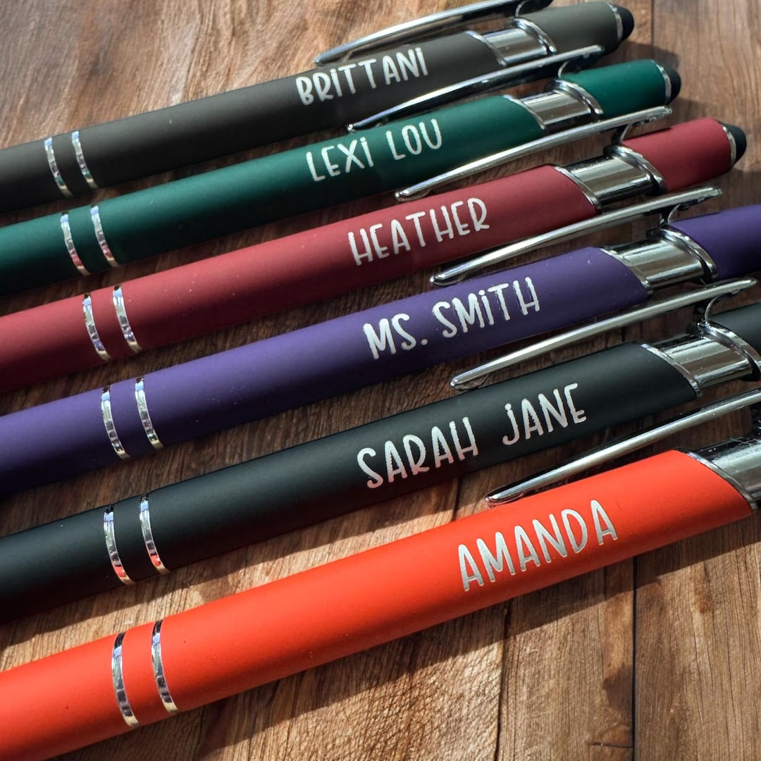 Custom Laser Engraved Pen, Personalized Gift for Teacher - Etsy