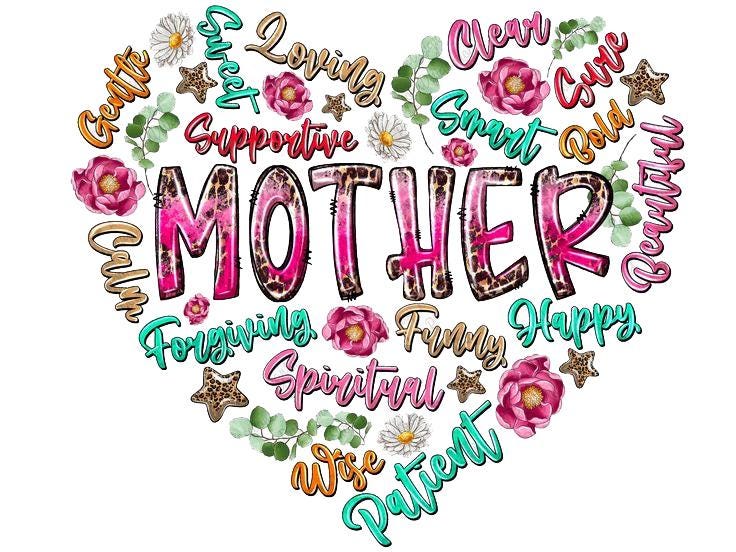 Mother Heart Png,mother Png,mom Png,mother's Day Png,mom Quote Png ...