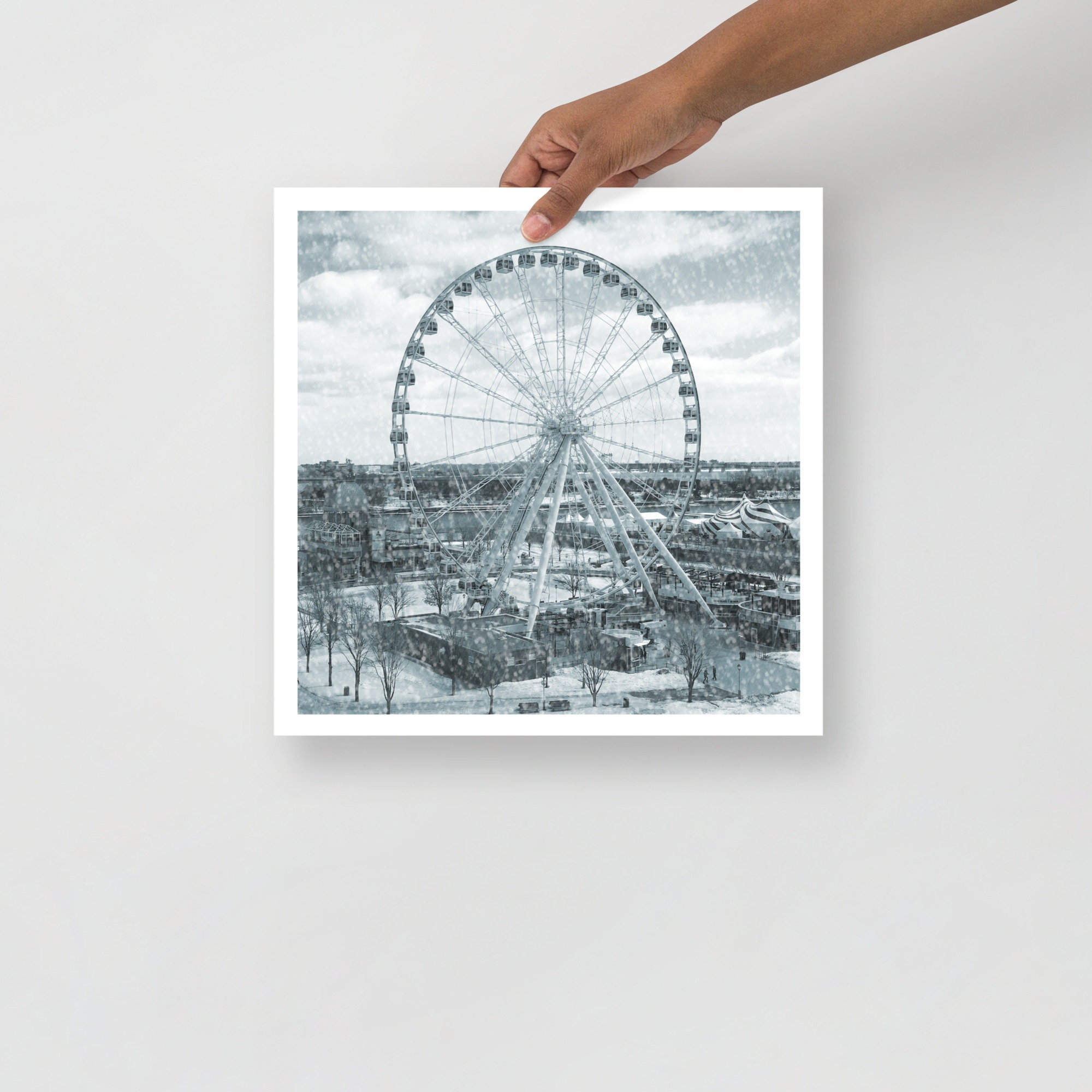 Vintage Ferris Wheel Artwork, Ferris Wheel, Coney Island Poster ...
