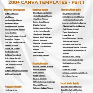 200 DFY CANVA TEMPLATES - Etsy Canada