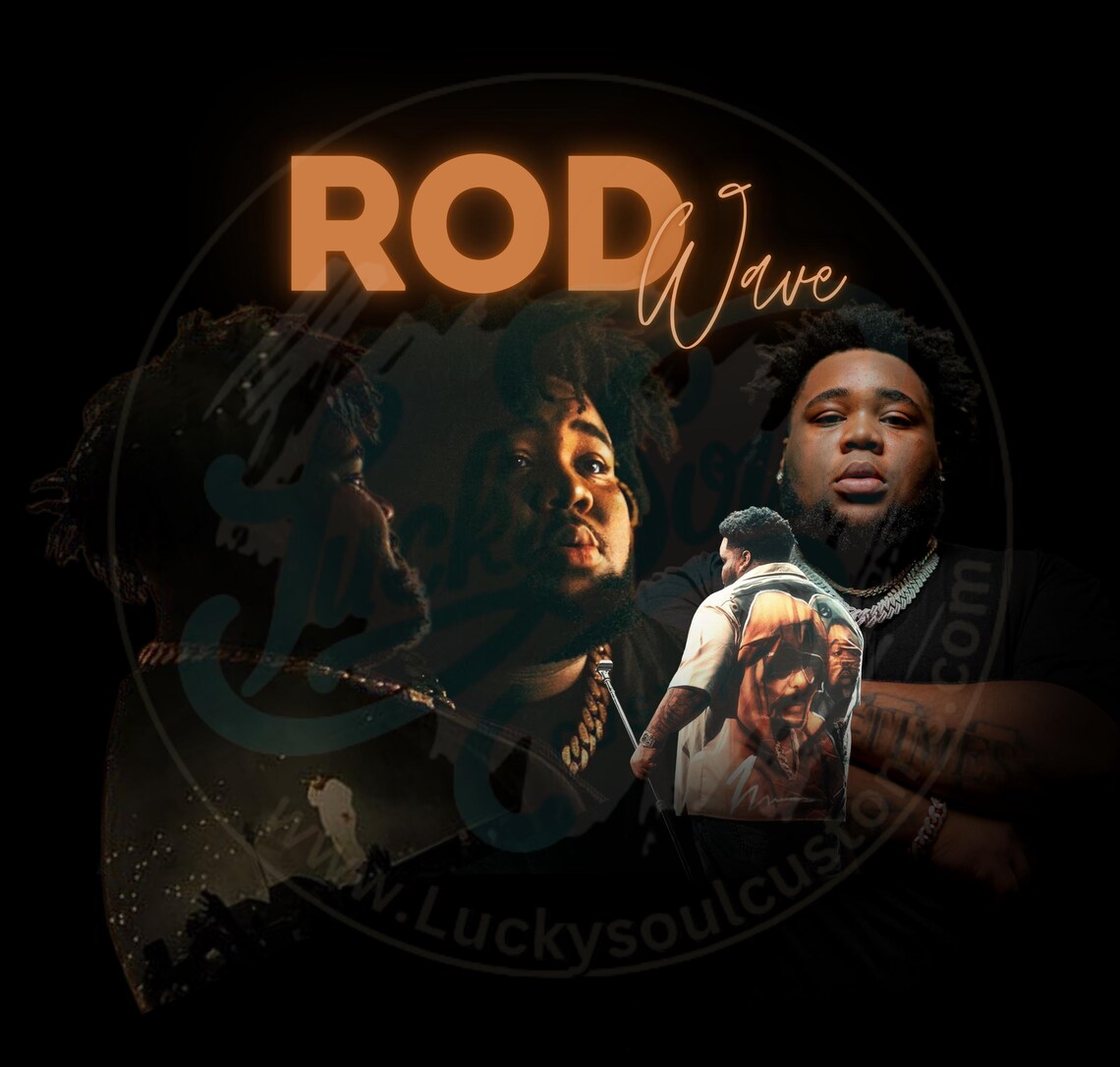 ROD WAVE Inspired Design (4 Png Images Only) Last Lap - Etsy