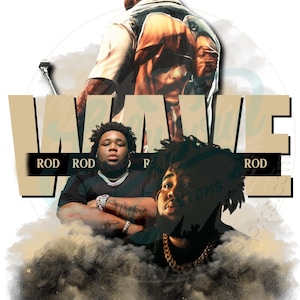 Rod Wave Inspired PNG and Transparent Image ONLY - Etsy