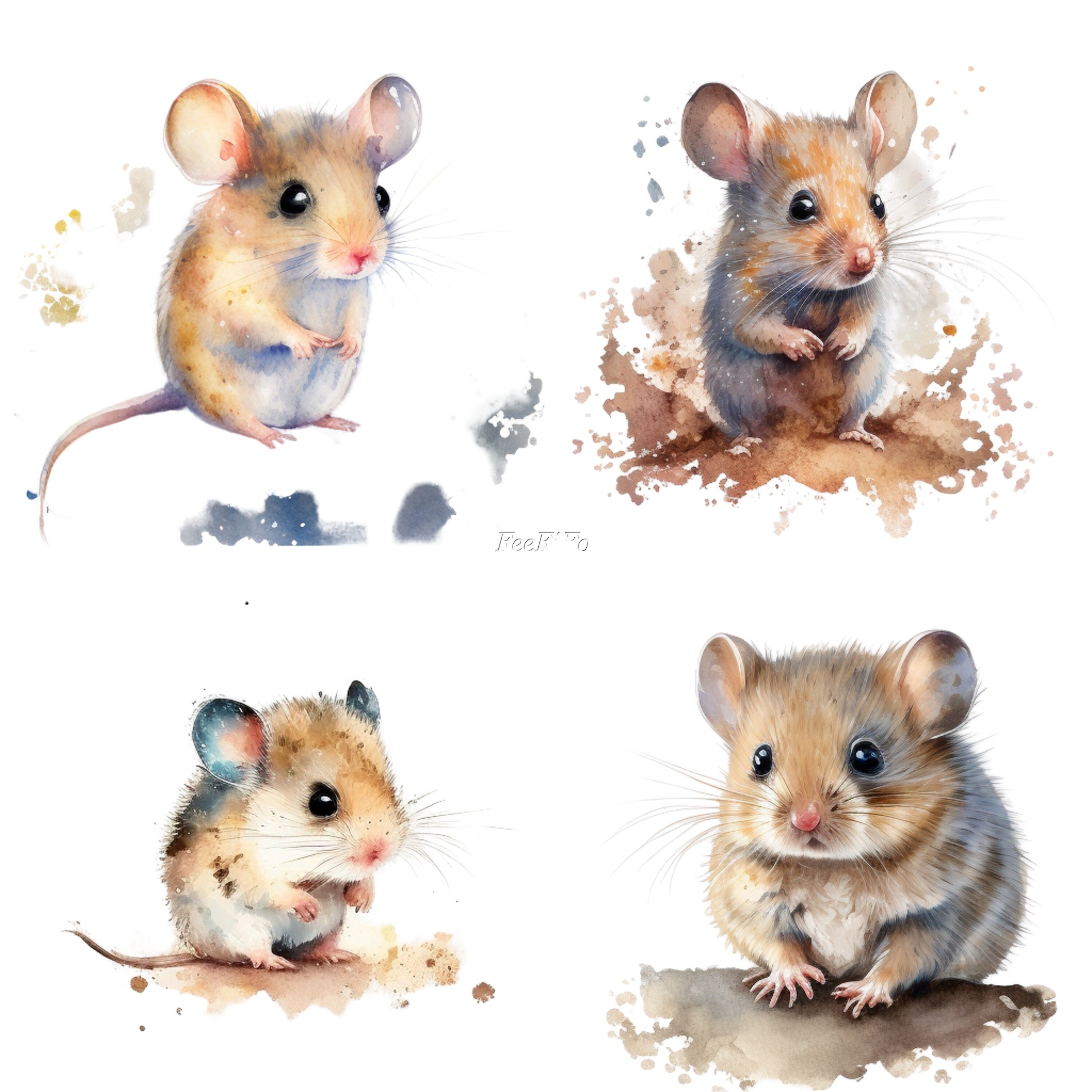 Cute Deer Mice